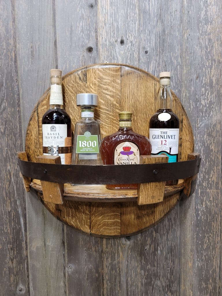Barrel Head Shelves - West Coast Barrel Co.